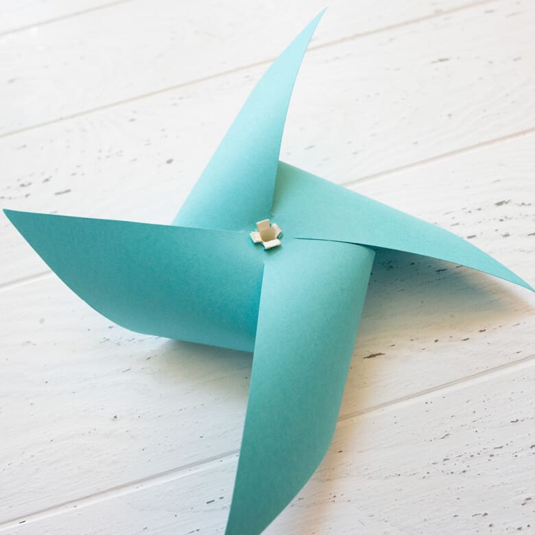Easy Paper Windmill Craft • Craving Some Creativity