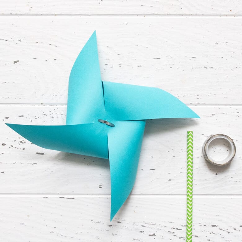 Easy Paper Windmill Craft • Craving Some Creativity