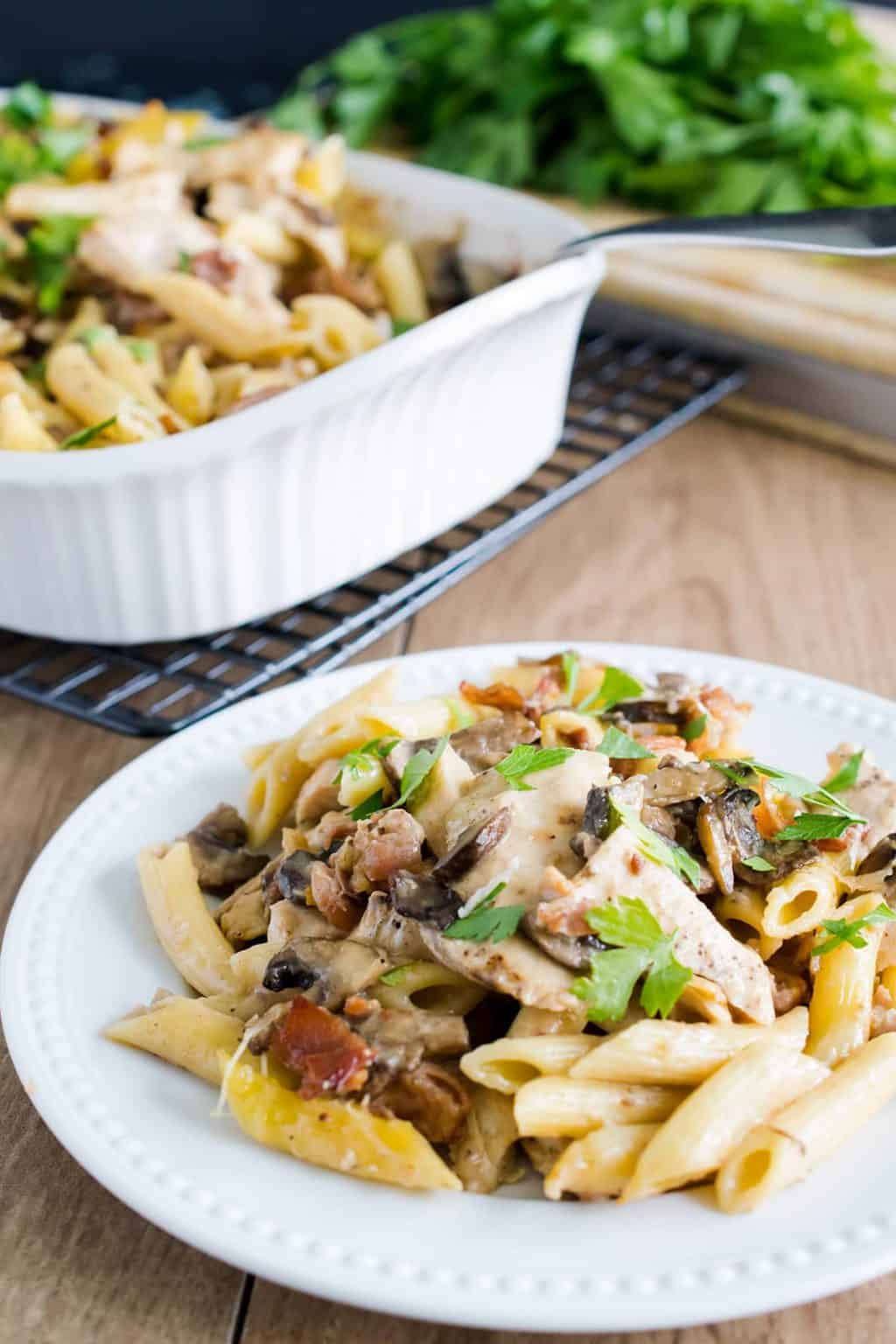 One Pot Chicken Marsala Pasta • Craving Some Creativity