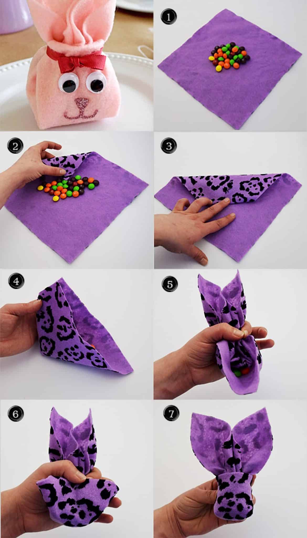 Easy Easter Bunny Pouch Craft • Craving Some Creativity