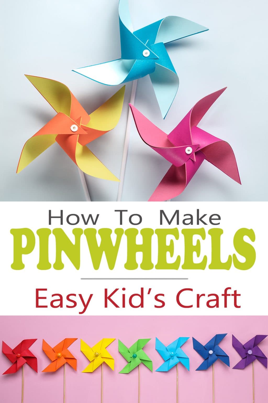 Easy Paper Windmill Craft • Craving Some Creativity
