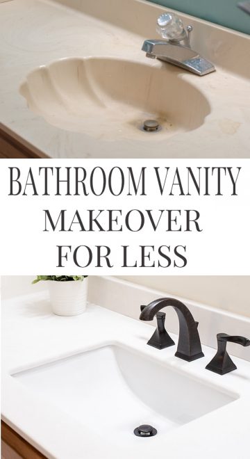 How to Replace a Vanity Top (and save $$$) | Craving Some Creativity