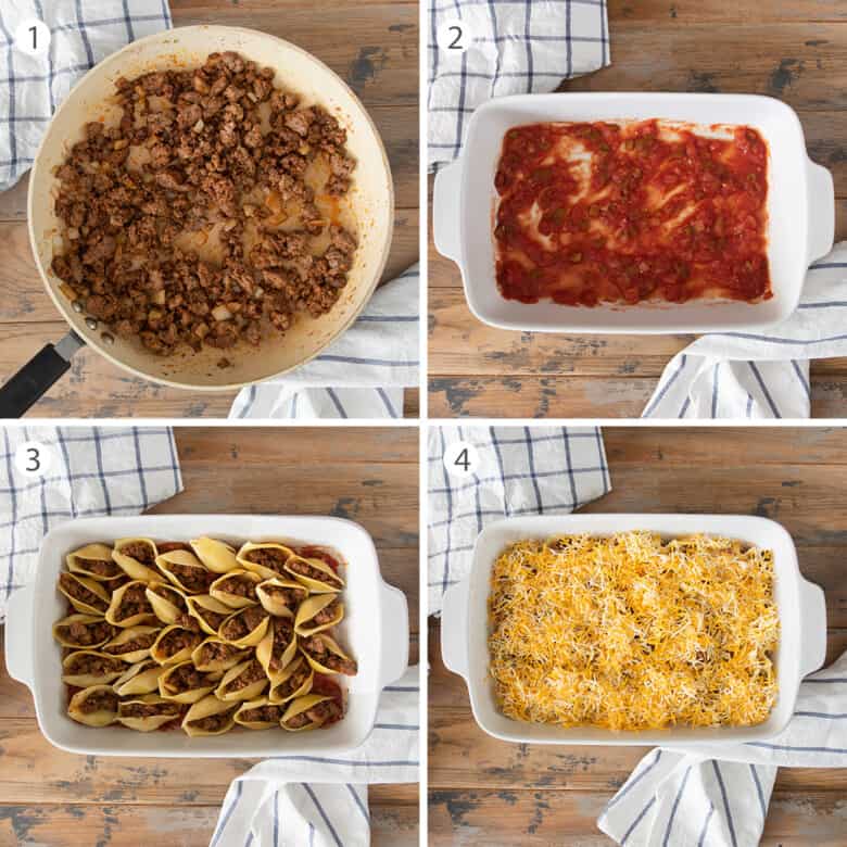 Cheesy Taco Stuffed Shells • Craving Some Creativity