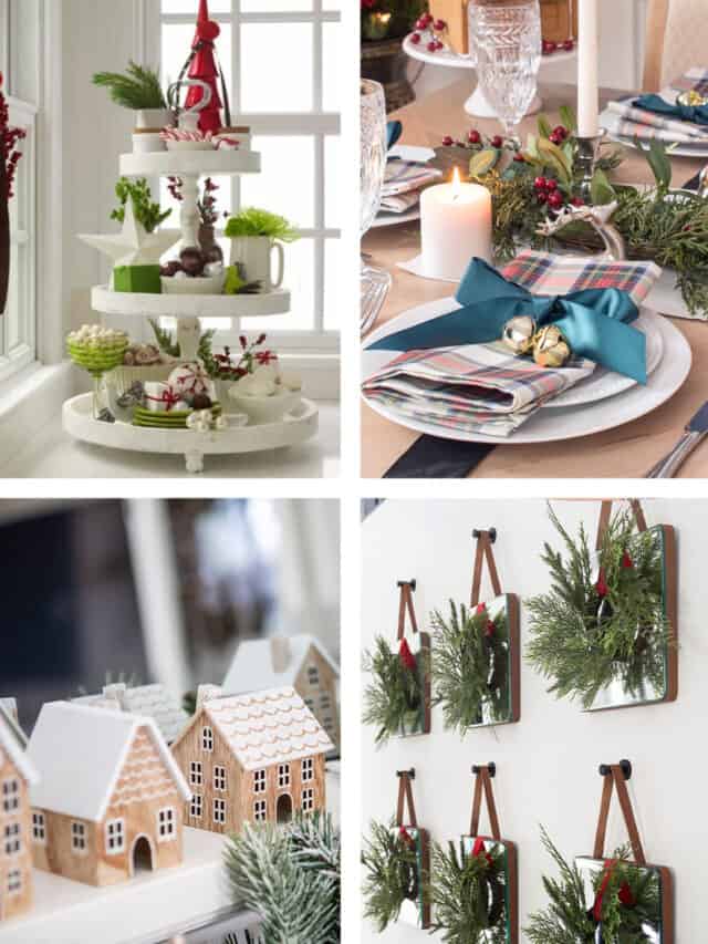 Cottage Style Green Christmas Tree Decorations • Craving Some Creativity