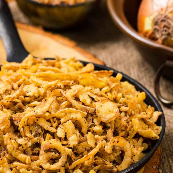 Crispy Onion Strings • Craving Some Creativity