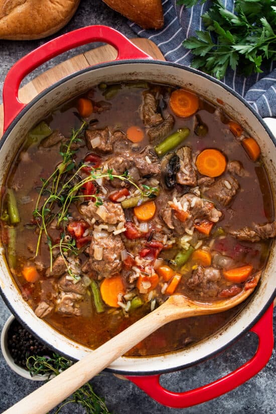 Beef and Rice Soup • Craving Some Creativity