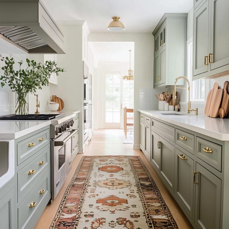 The 20 Best Sage Green Cabinet Paint Colors (from real kitchens) • Craving Some Creativity