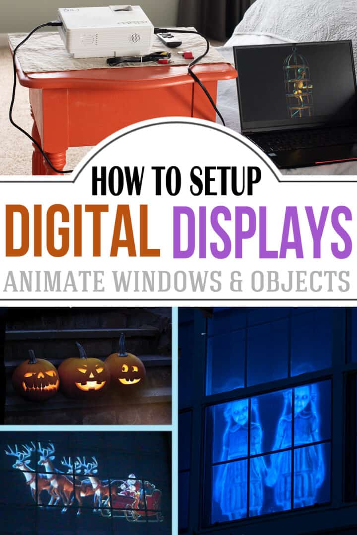 How to Setup Halloween Projector Decorations Step by Step (+Video ...