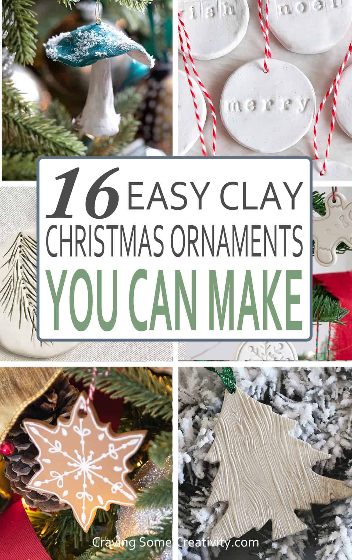 16 DIY Clay Ornament Crafts • Craving Some Creativity