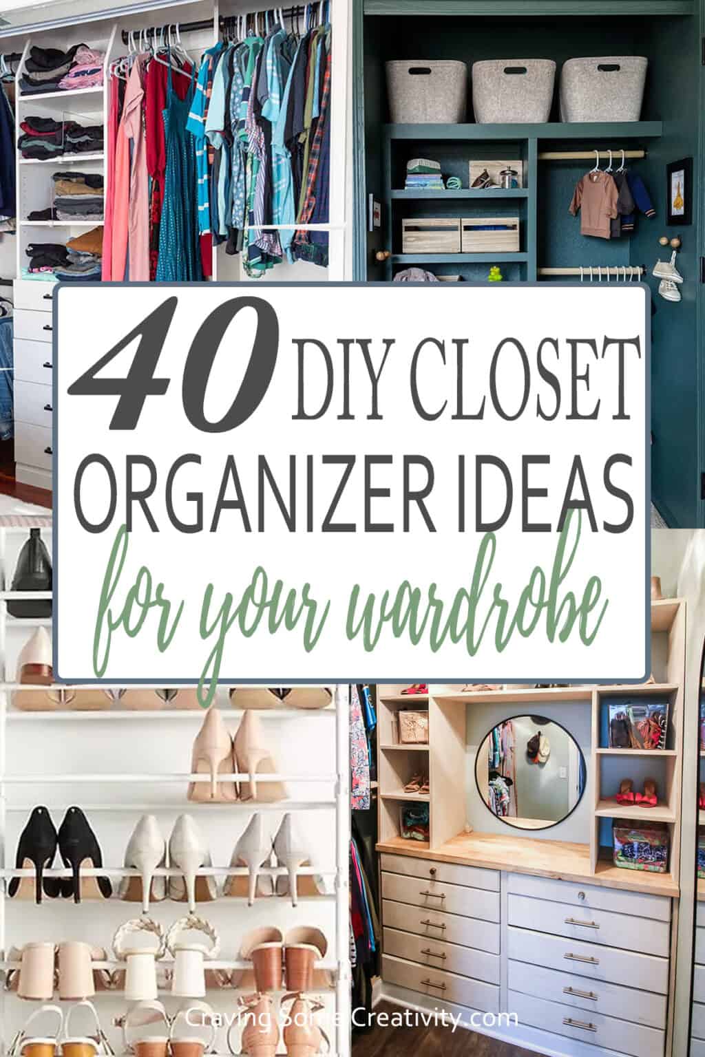 DIY Closet Organizers for a Clutter-Free Wardrobe • Craving Some Creativity