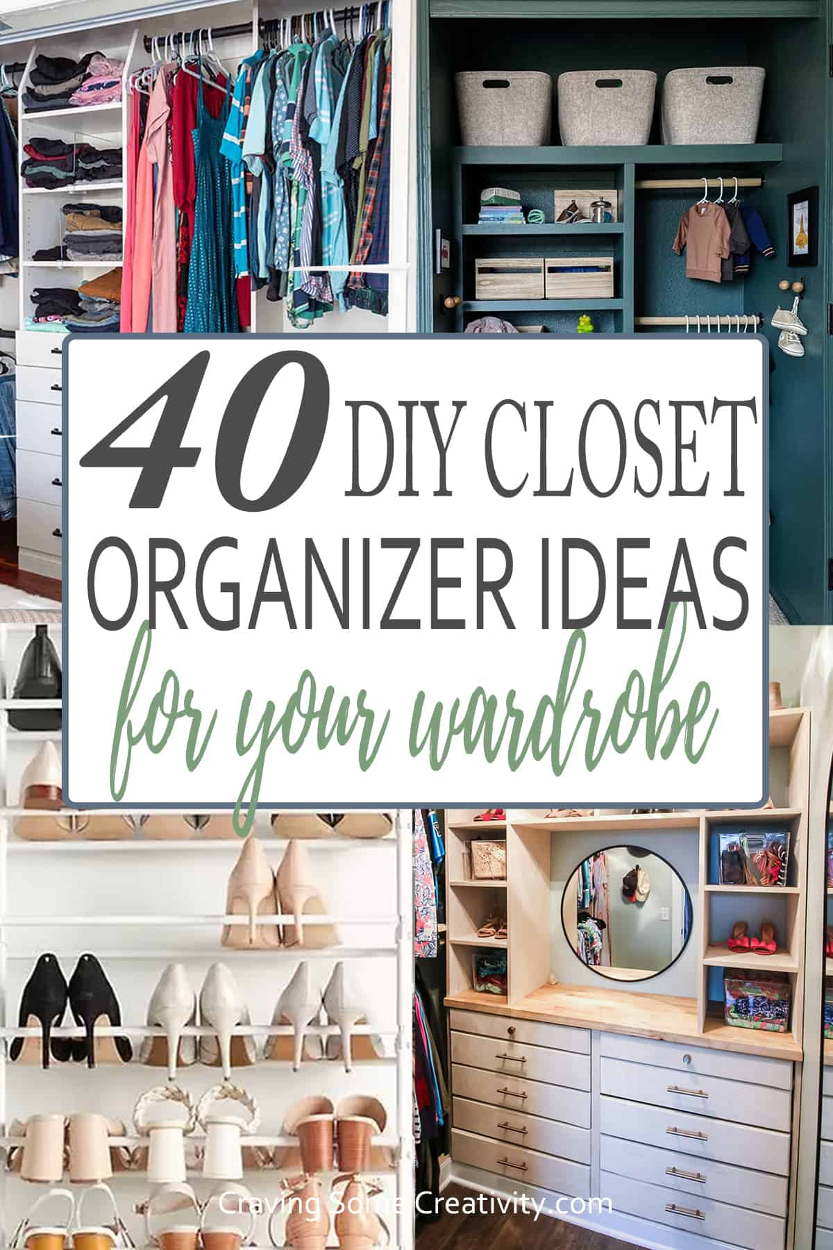 DIY Closet Organizers for a Clutter-Free Wardrobe • Craving Some Creativity