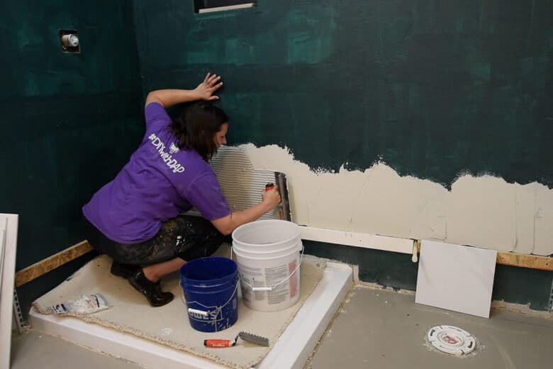 Beginner's Guide to Tiling Shower Walls • Craving Some Creativity