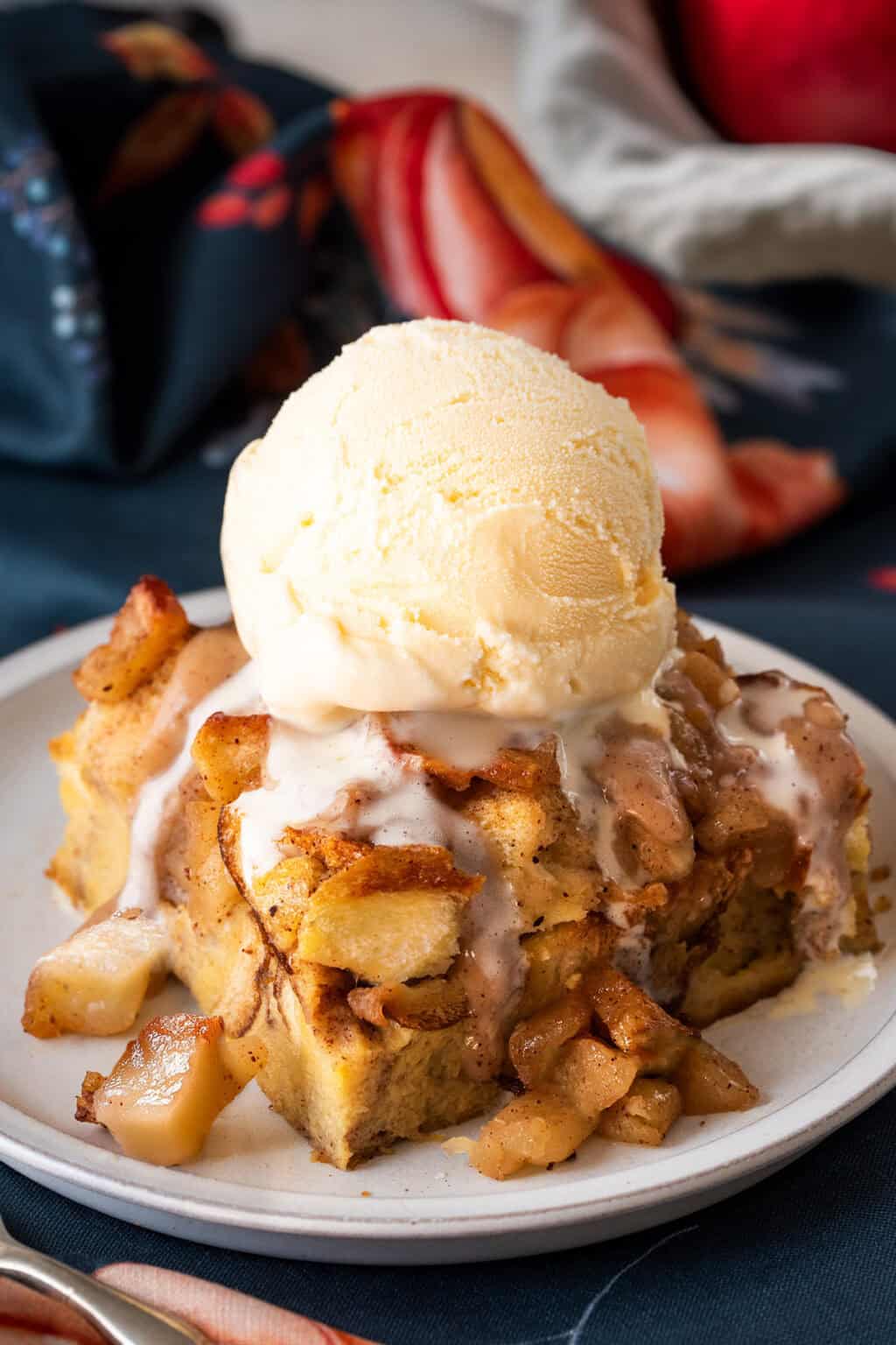 Apple Bread Pudding • Craving Some Creativity