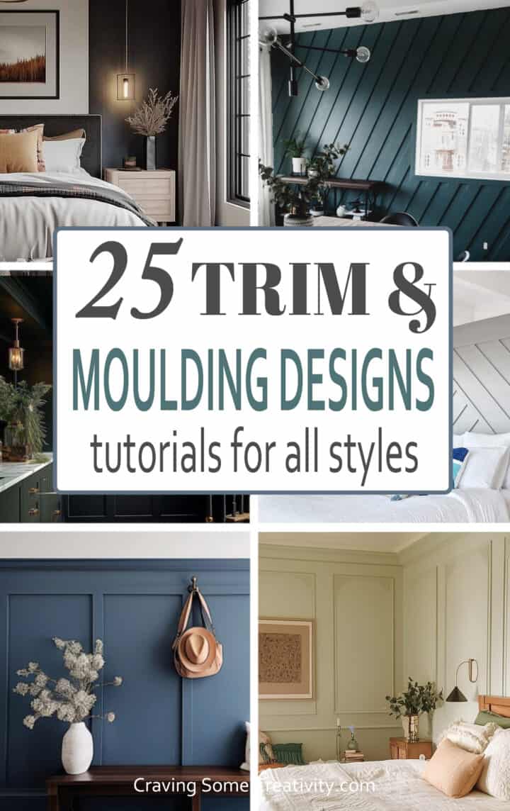 20 Stylish Wall Moulding and Trim Ideas • Craving Some Creativity