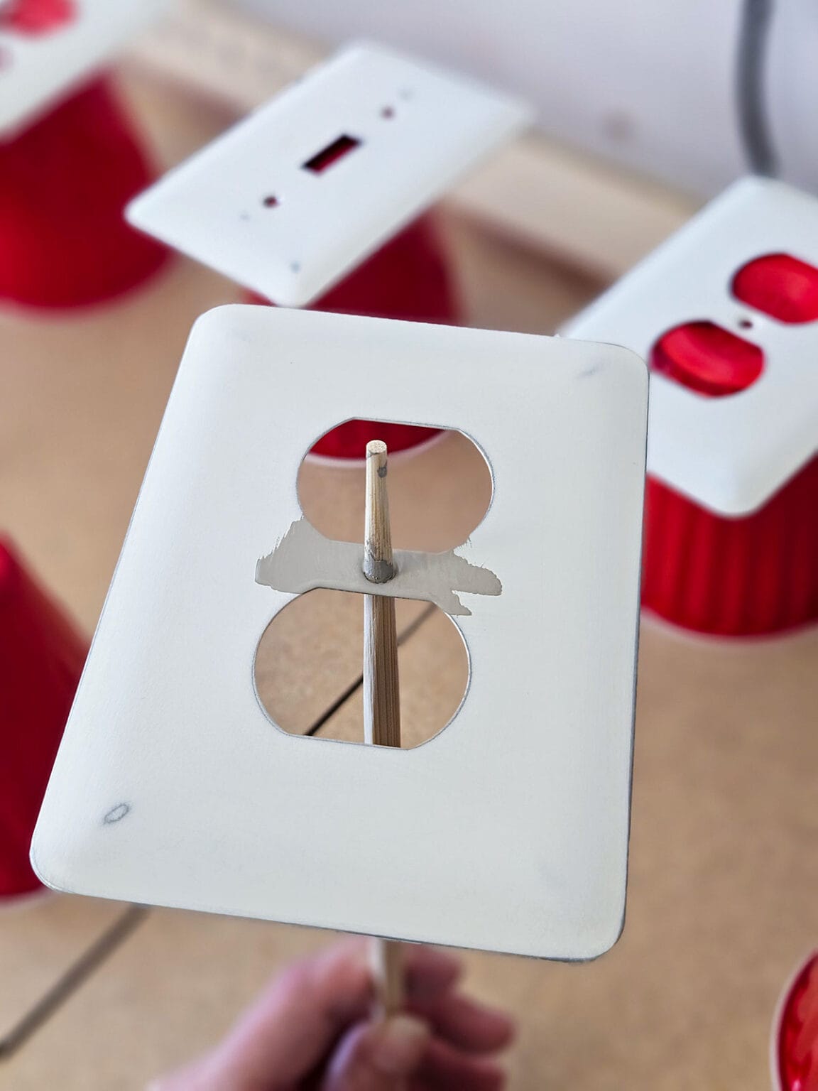 How to Paint Light Switch & Outlet Covers • Craving Some Creativity